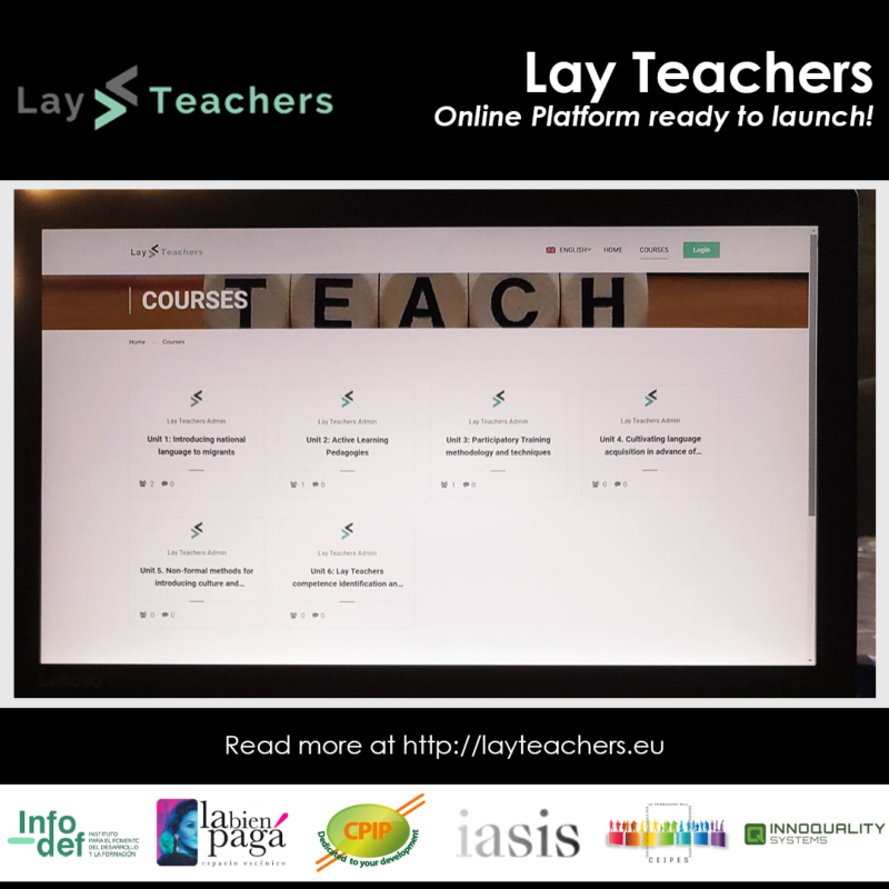 Erasmus+ "Lay Teachers" - Update! - ΑΜΚΕ ΙΑΣΙΣ